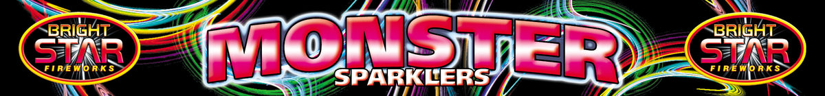 Monster 14"Inch Sparklers 4pce pack | The Original Fireworks Warehouse