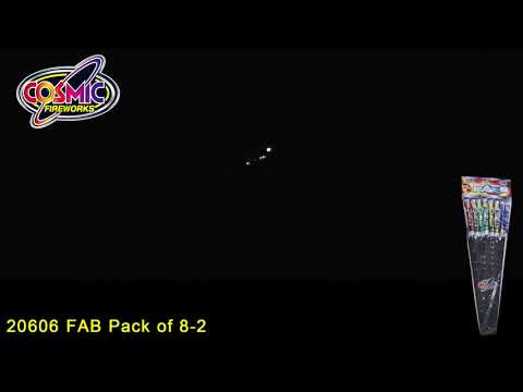 Fab Rocket Pack - 8 pce | The Original Fireworks Warehouse