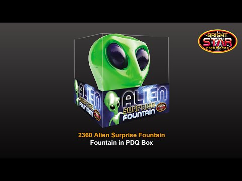 Alien Surprise Fountain | The Original Fireworks Warehouse